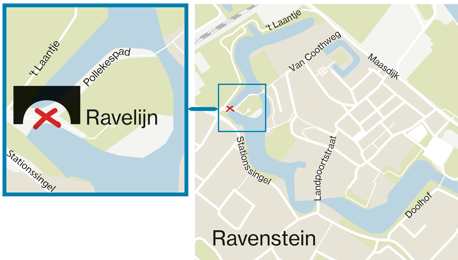 Brug als nieuwe poort tot de vesting Ravenstein, die toerisme en ...