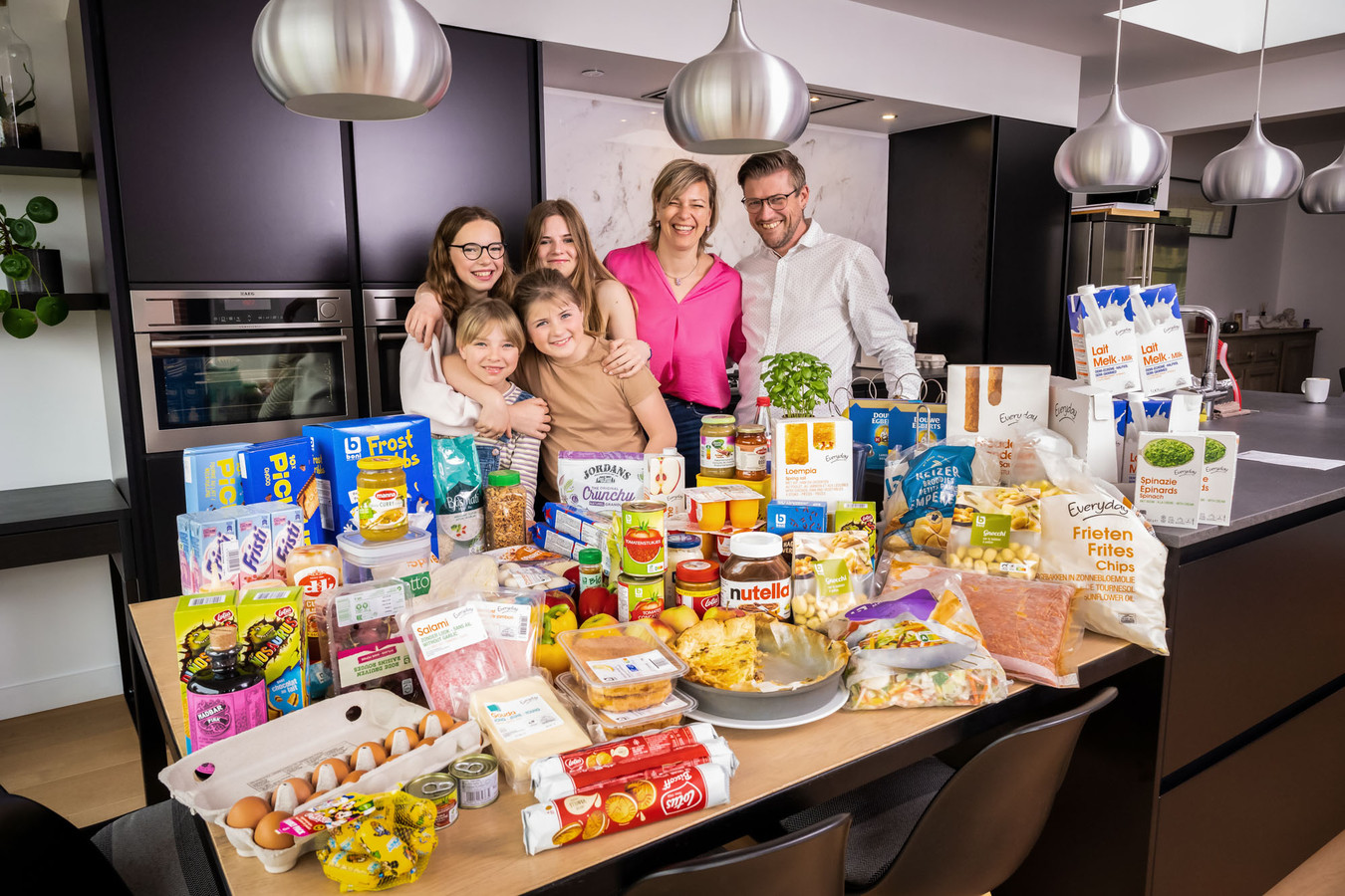 Voor 167 euro per week koken voor 6 personen, Christof en Katrien ...