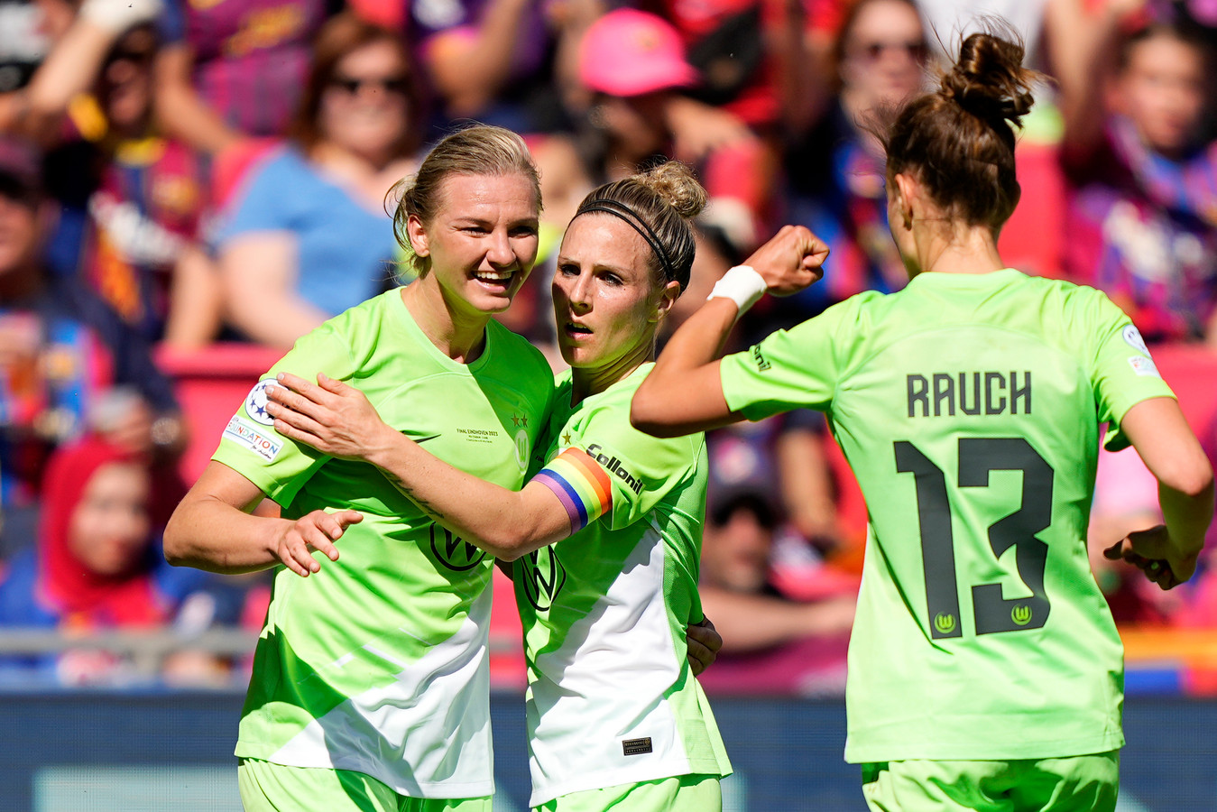 Oranje-trio mag even dromen van CL-winst met Wolfsburg, maar Barcelona ...