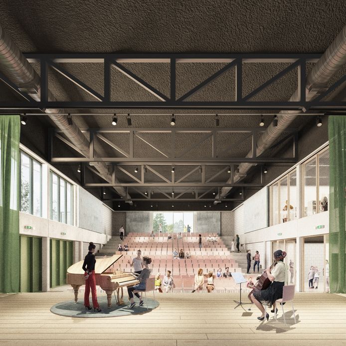 Symbolische eerstesteenlegging van nieuwe vrijetijdssite in Zellik ...