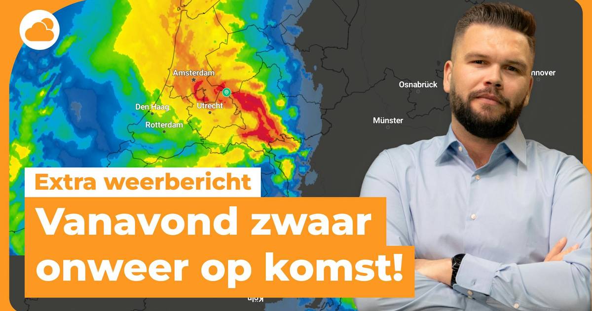 VIDEO | Weerplaza: vanavond zwaar onweer op komst met hagelstenen tot ...