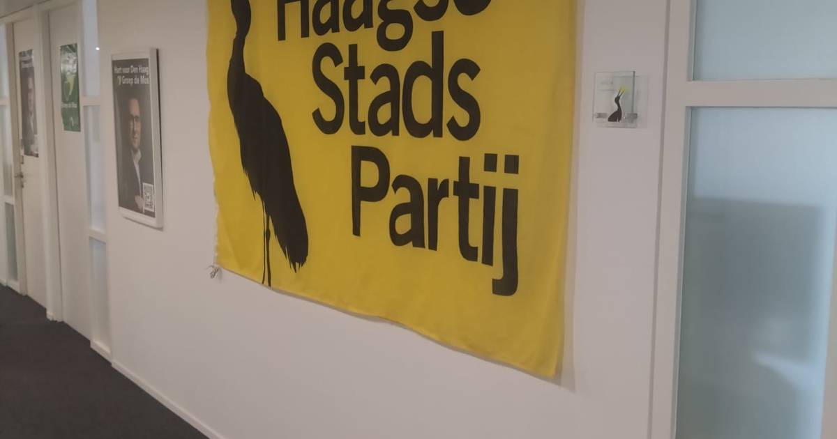 Vlag van Haagse Stadspartij verdwenen uit het stadhuis: ‘Dit is ...