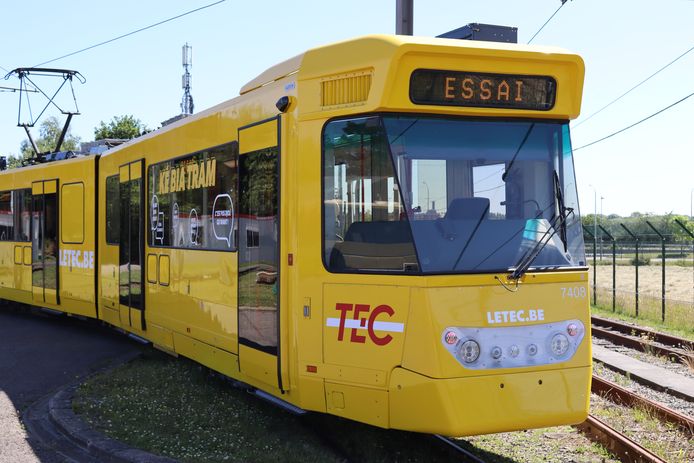 Le Tec Charleroi lance son nouveau tram | Belgique | 7sur7.be