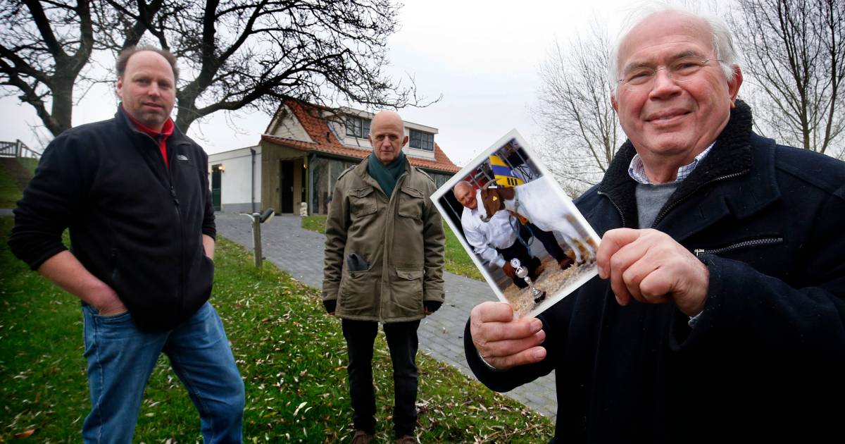 Chris Bos was een opgewekte slager met een grote liefde voor dieren ...