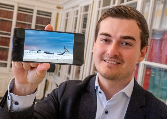 Lennart won grote prijs met aangrijpende foto van stervende orka bij ...