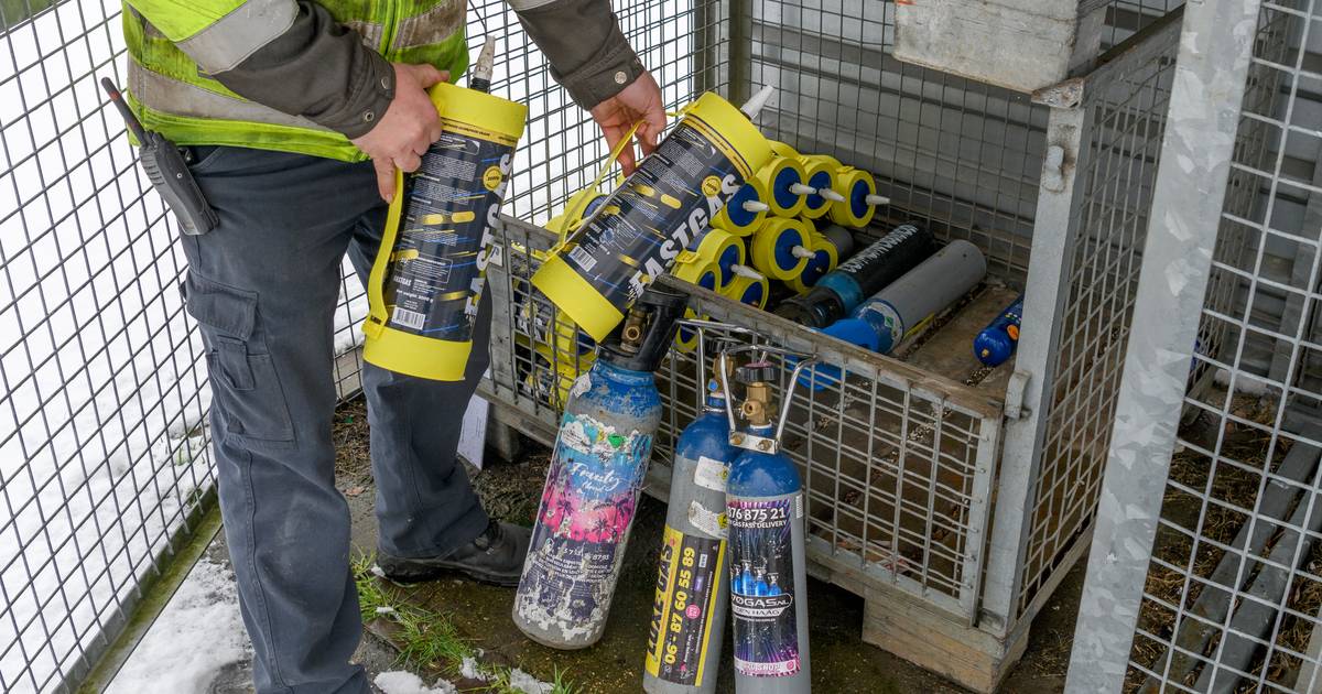 Risico ontploffende lachgascilinders probleem voor Twente Milieu en ...