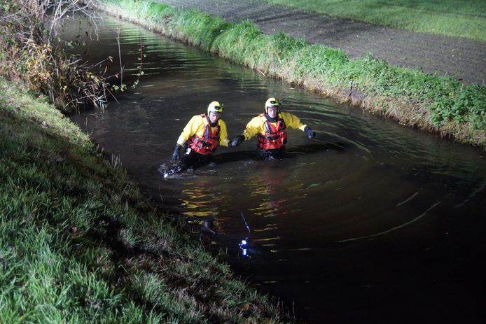 Politie en brandweer zoeken naar fietser in sloot Waspik, maar blijkt ...