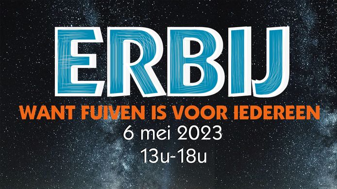 ERBIJ-fuif voor mensen met een beperking: “Omdat fuiven voor iedereen ...
