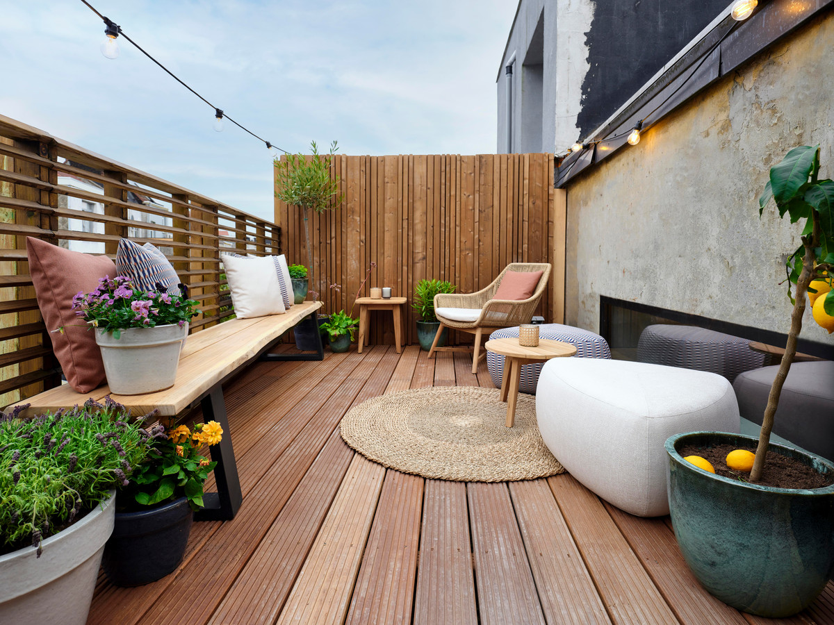 Klein, maar oh zo fijn! Zo haal je alles uit je compacte terras | Foto ...