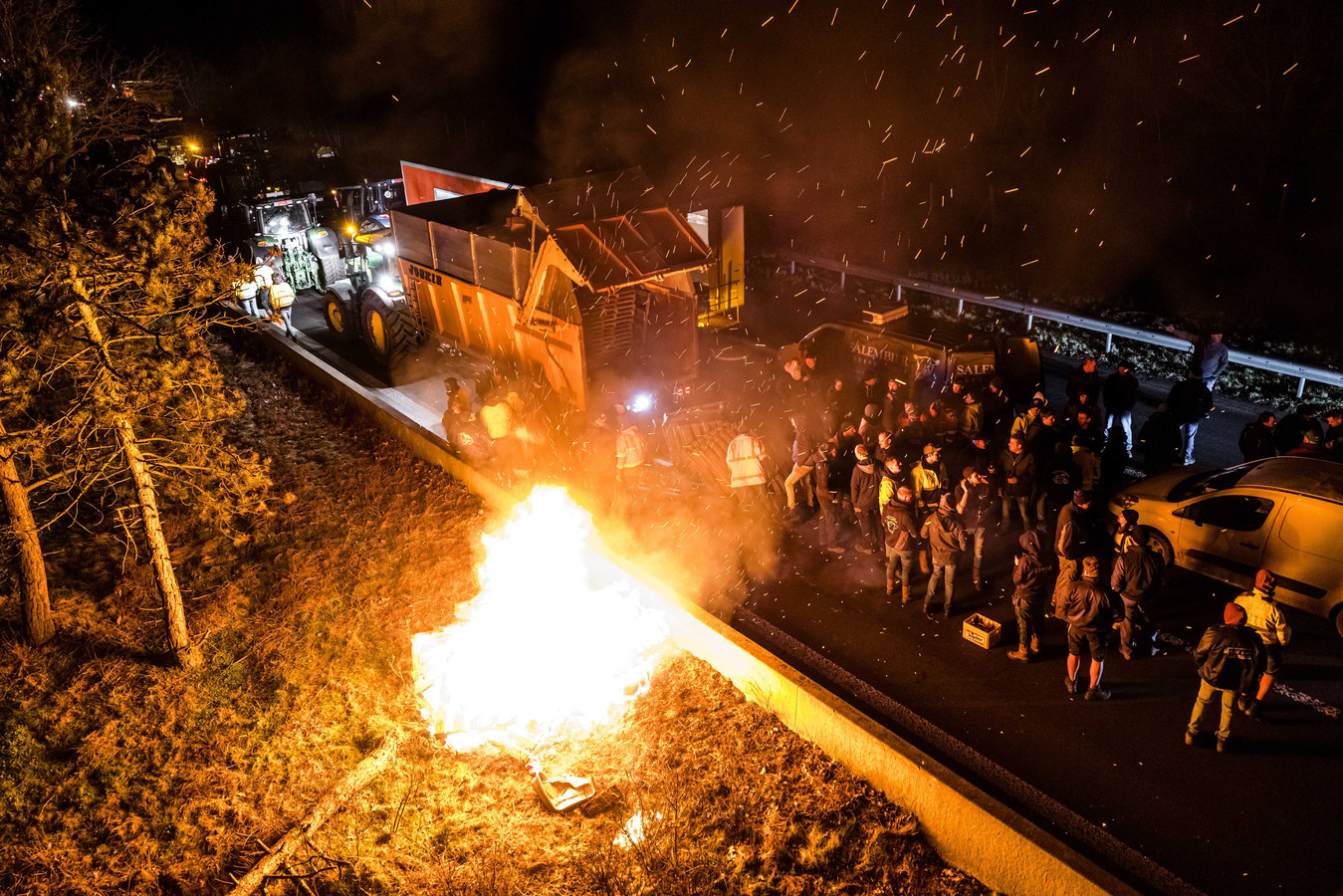 Alle boerenacties voorbij: ook blokkade A67 bij Belgische grens ...