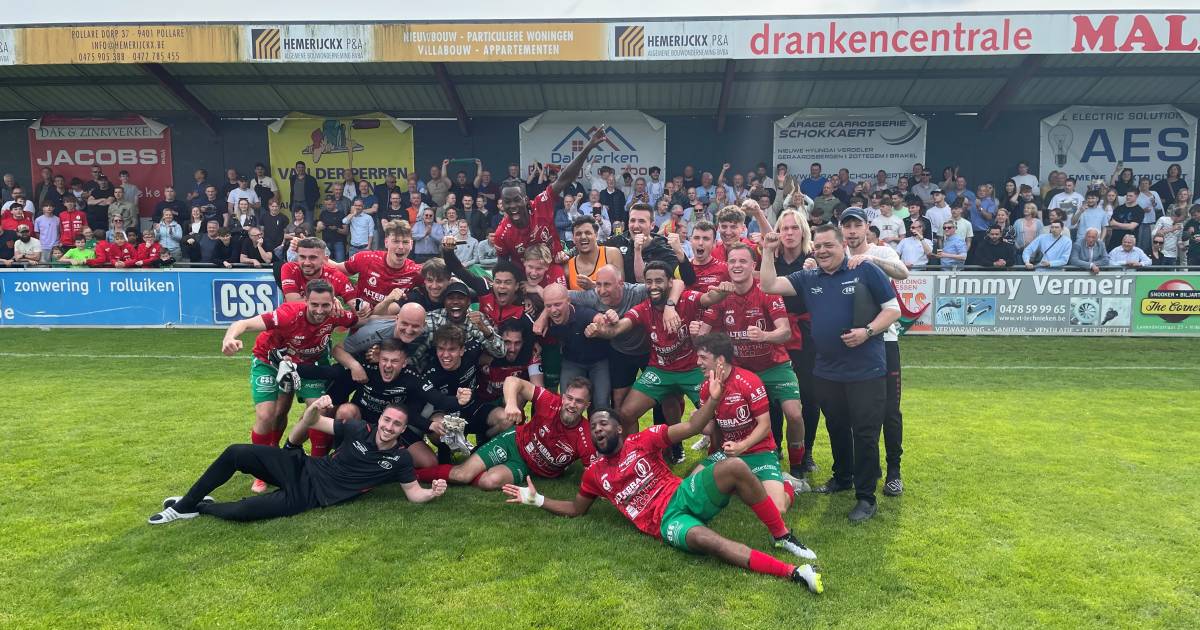 Voorde-Appelterre geeft ASV Geel pak slaag (6-1) en promoveert: “Willen ...