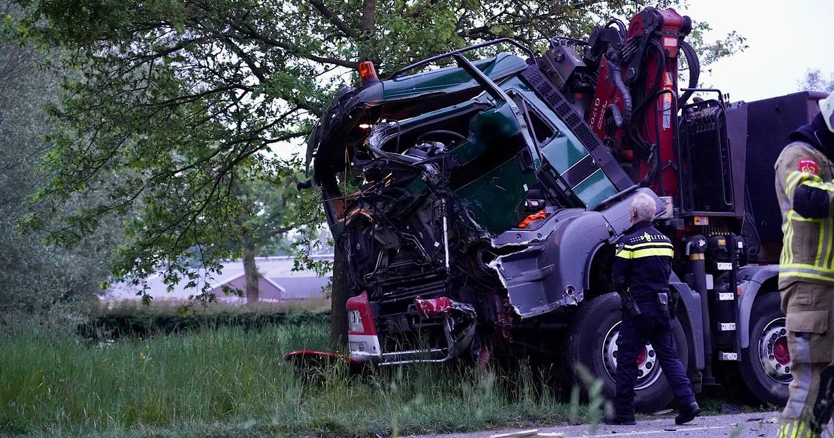 Chauffeur overleden bij botsing tussen vrachtwagens op N260 bij Gilze | Home | gelderlander.nl