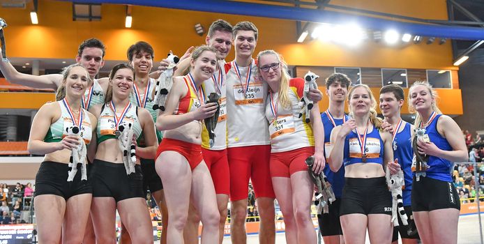 Viertal atletiekvereniging AV Wijchen snelt naar goud tijdens NK indoor ...