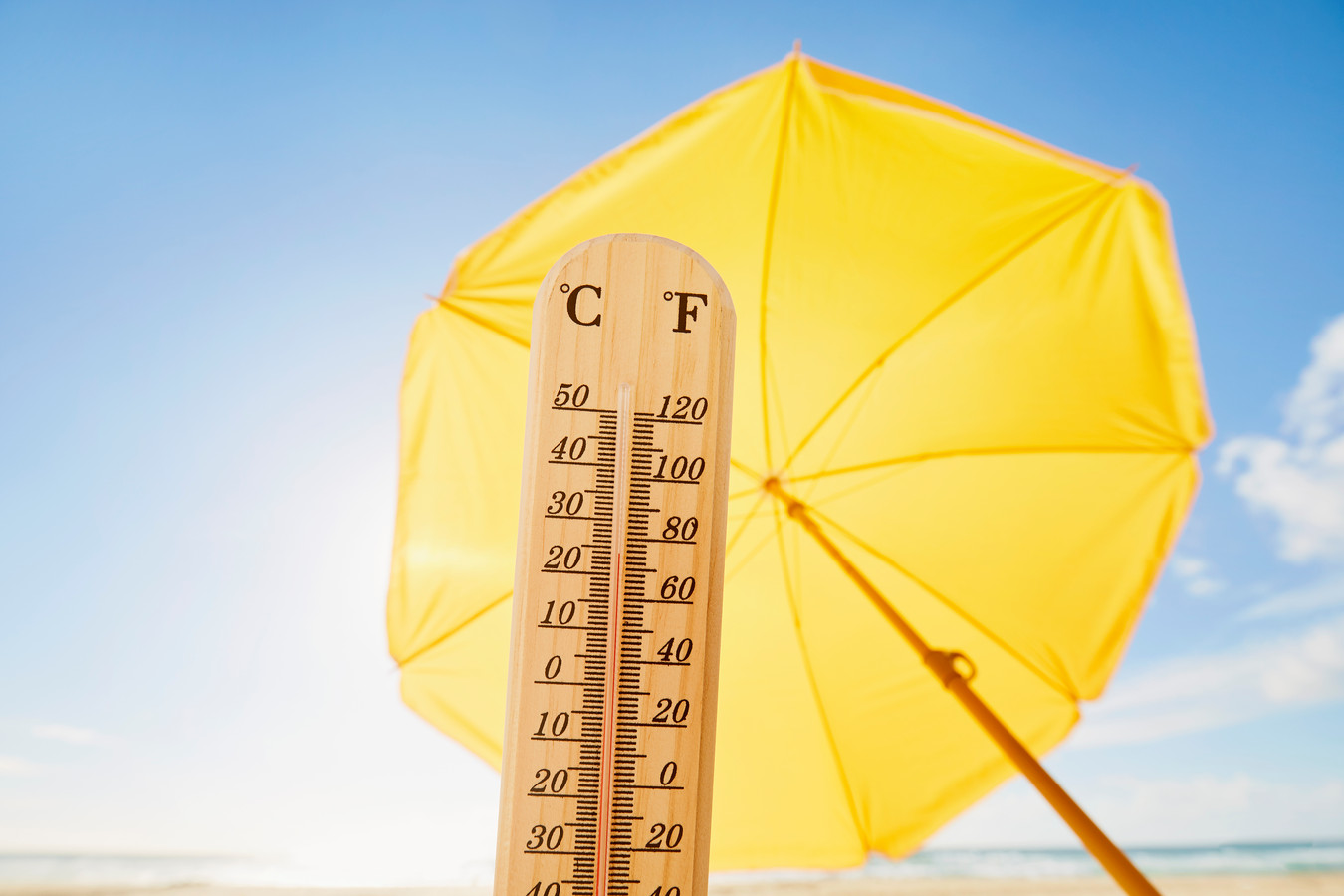 Zeldzame regionale hittegolf bereikt Brabant, weerstations tikken de 30 ...