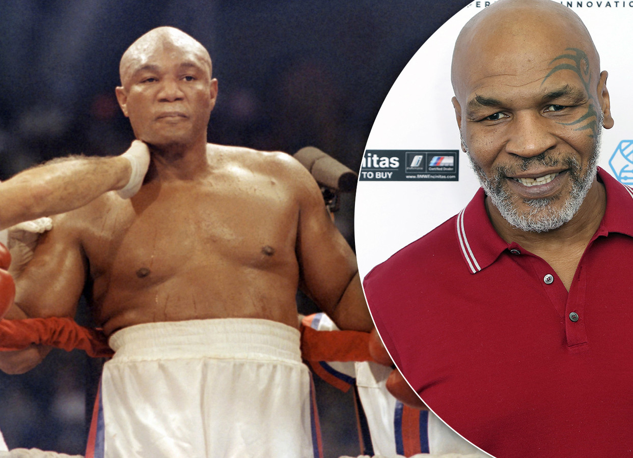 Zo kijkt George Foreman naar de comeback van Mike Tyson (54) in de ring ...