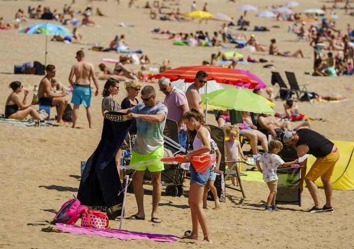 Stralend weer leidt tot grote drukte op stranden en parken in Nederland ...