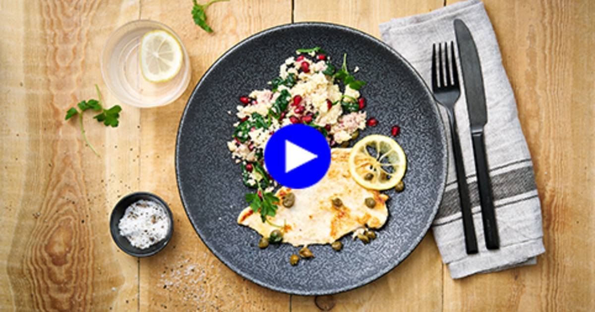 Goed voornemen om gezond te eten? Magere kip piccata met frisse ...