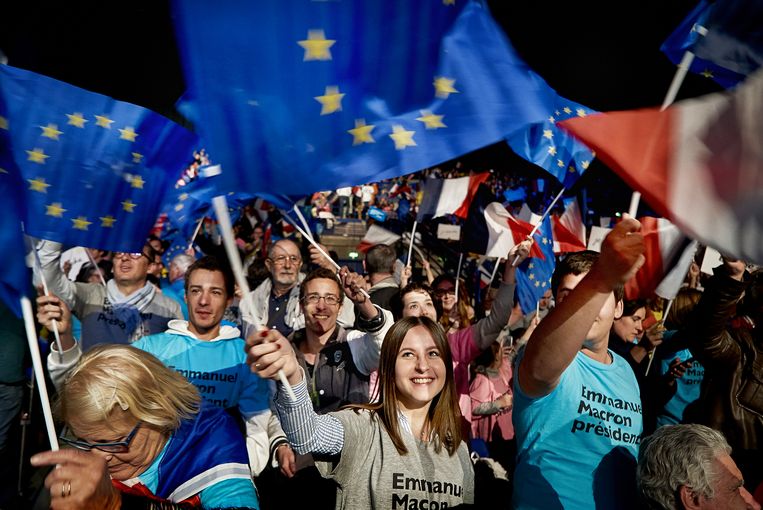 Emmanuel Macron Een Rockster Voor Het Elysée De Morgen