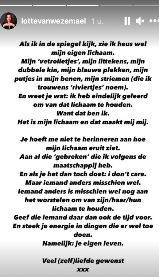 ‘Seksuolotte’ reageert op kritiek op bikinifoto’s: “Je hoeft me niet te herinneren aan hoe mijn ...