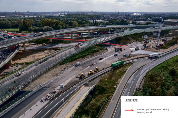 Lantis neemt nieuwe oprit Linkeroever in gebruik: “Opnieuw vlotte ...