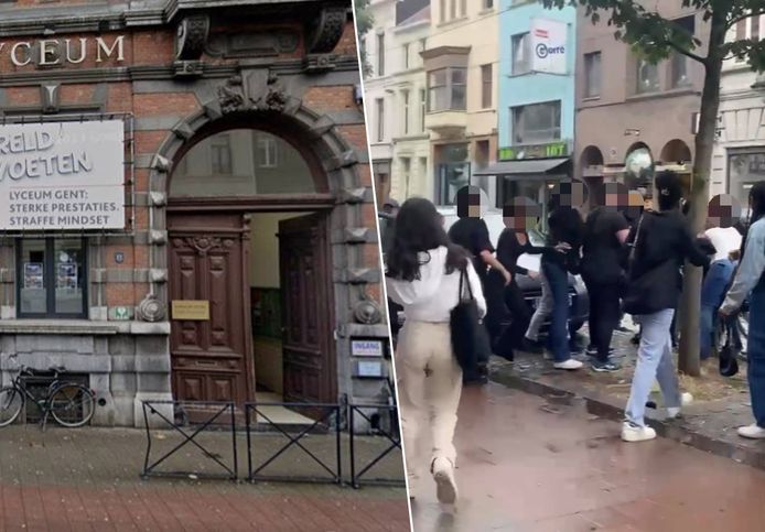 Vechtpartij met 40-tal personen aan schoolpoort van GO! Lyceum Gent: “Er waren ook volwassenen ...