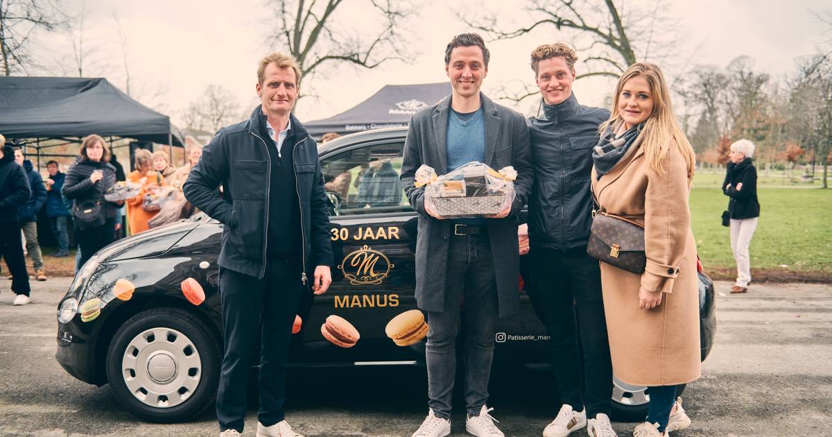 Sven (32) wint gloednieuwe wagen met jubileumwedstrijd van bakkerij Manus | Brasschaat | hln.be