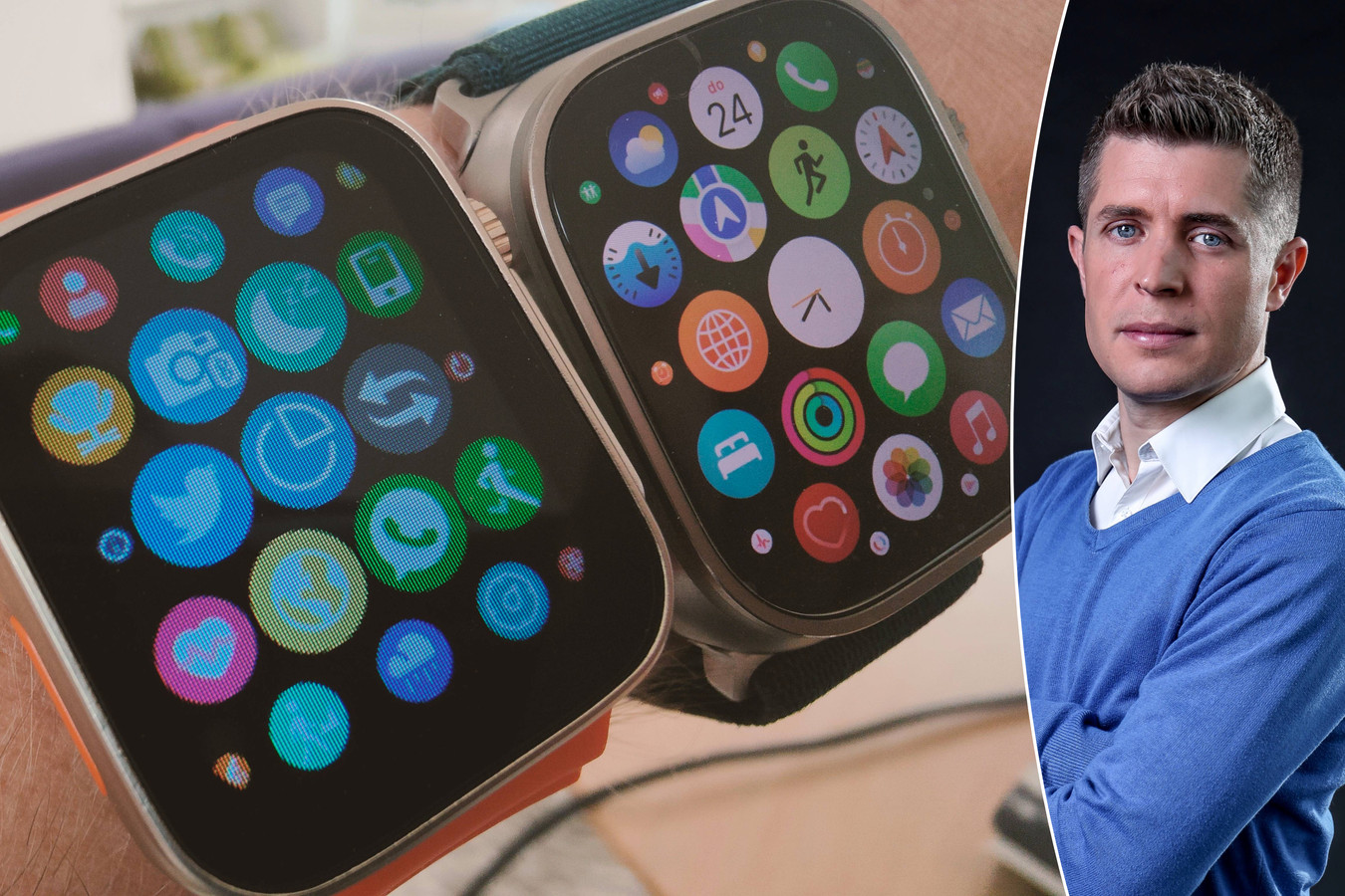 Namaak Apple Watch (22 euro): na hele dag met 13.000 stappen heeft hij ...