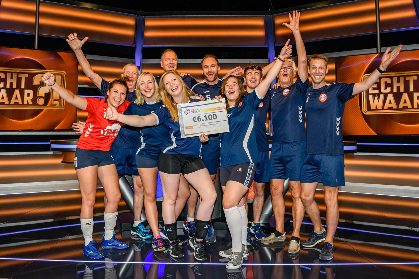 Volleybalvereniging AVV Keistad wint 6.100 euro in spelshow van SBS6 ...