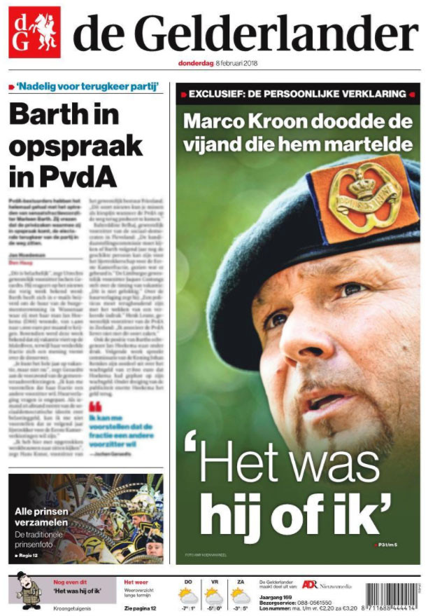 Marco Kroon doet zijn persoonlijk relaas: 'Het was hij of ik' | Foto ...