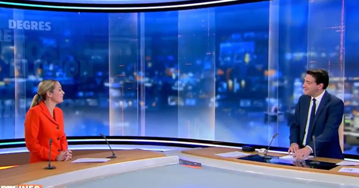 Cette séquence a fait “mourir de rire” Olivier Schoonejans lors du JT ...