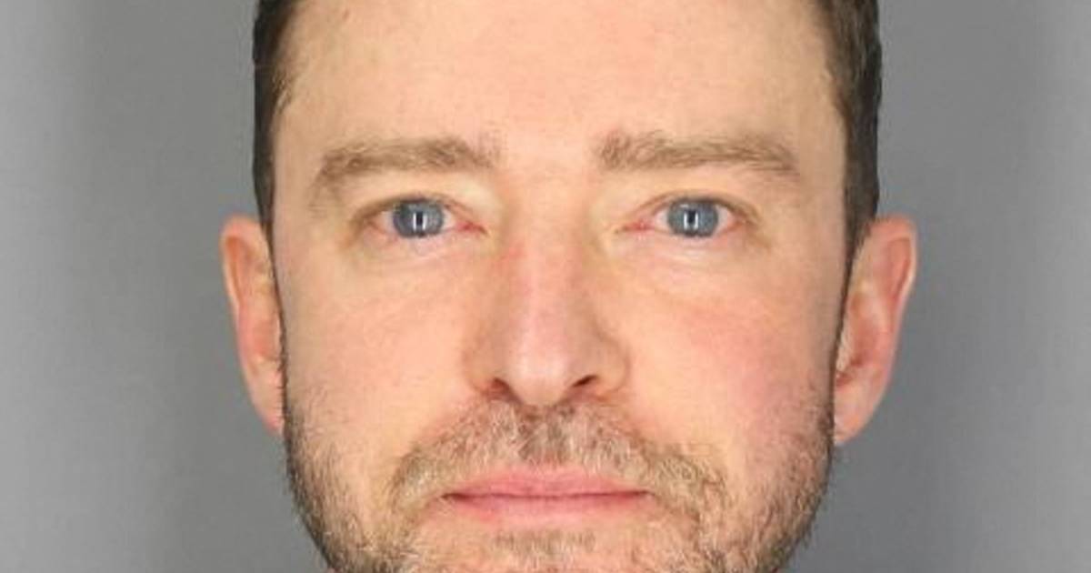 Le "mugshot" de Justin Timberlake dévoilé après son arrestation pour ...