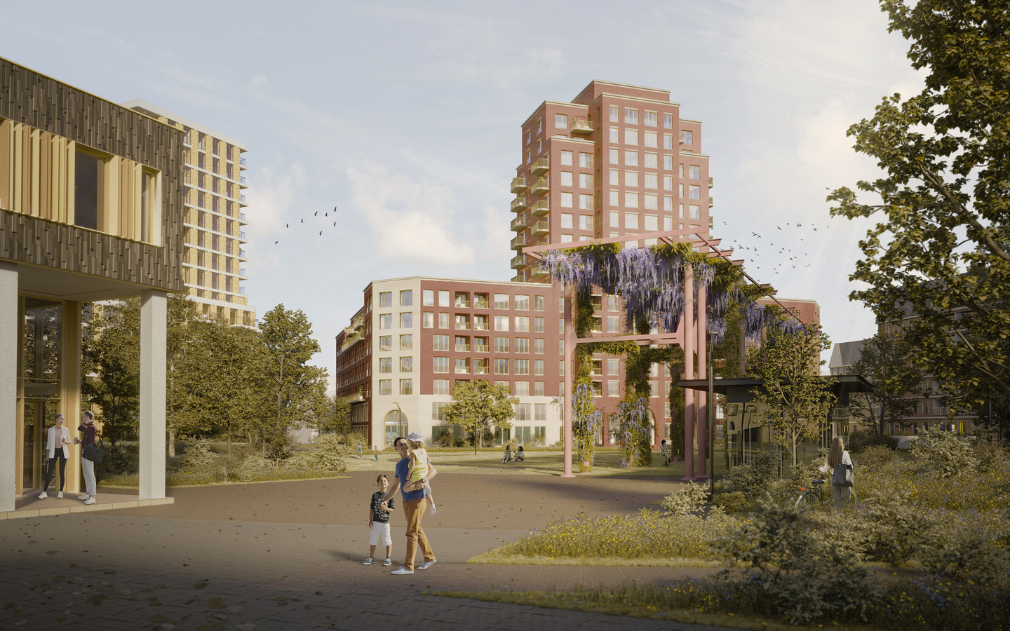 Nieuwe impressies tonen Koningswei als groene oase in Tilburgse ...