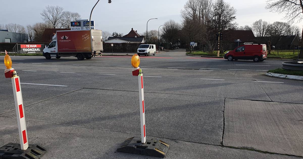 Twee toegangswegen naar industrieterrein gaan dicht: tijdelijk kruispunt zorgt voor oplossing ...