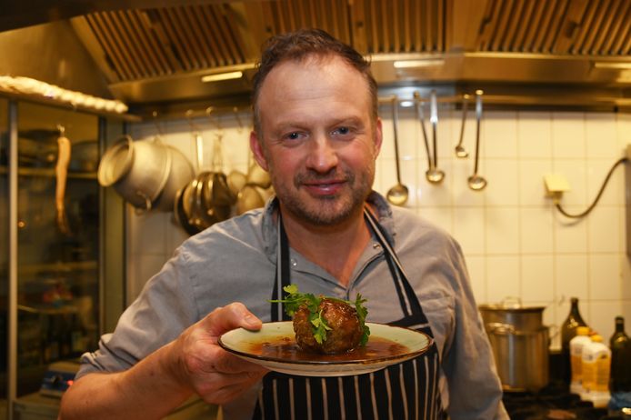 Voor de gehaktbal die op de kaart staat bij De Drvkkery in Middelburg ...