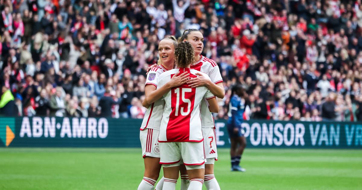 Ajax Vrouwen rekent in Klassieker in Johan Cruijff Arena overtuigend af met Feyenoord ...