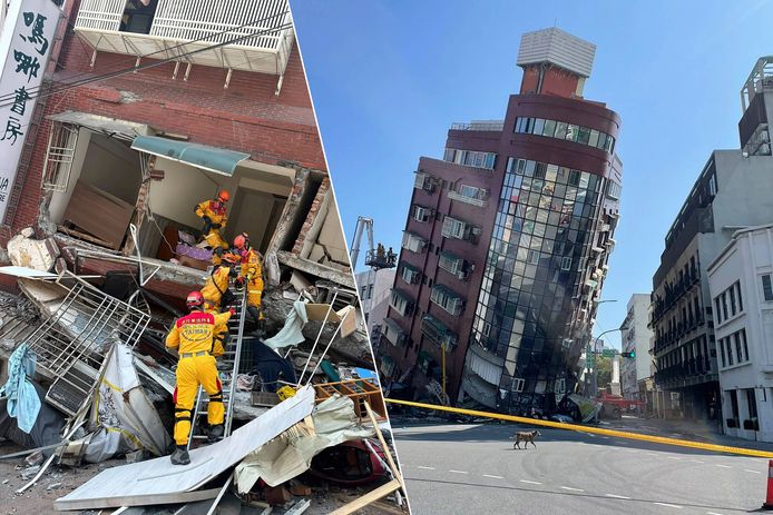 Zwaarste aardbeving in 25 jaar treft Taiwan: zeker 9 doden, meer dan ...