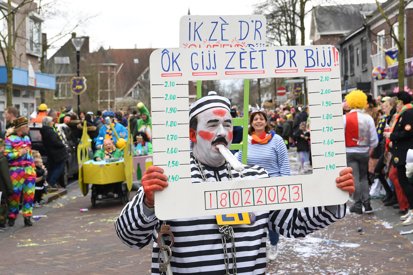 Ballefrutters zien even vrolijke als veelzijdige optocht aan zich ...