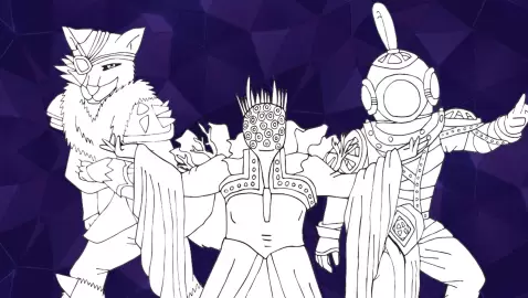 Download hier de kleurplaat van The Masked Singer - The Masked Singer