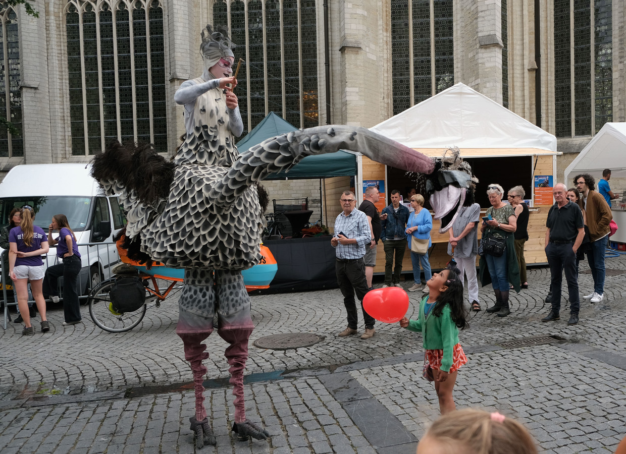 Langste dag tovert centrum Leuven om in levendig straattheater | Foto ...