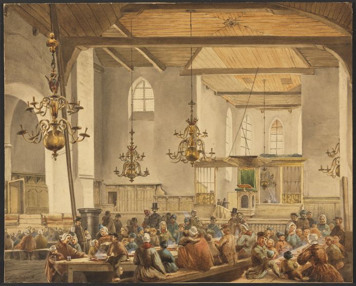 Ramptoerisme in 1855: wie betaalde kon in de kerk naar Veenendaalse ...