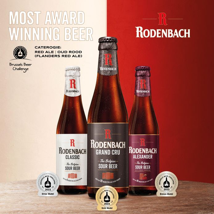 Brouwerij Rodenbach pakt brons, zilver én goud op Brussels Beer ...