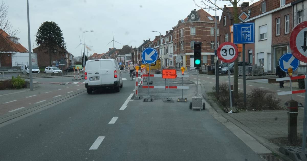 Morgen verkeershinder verwacht door werken aan Brusselsesteenweg | Grimbergen | hln.be