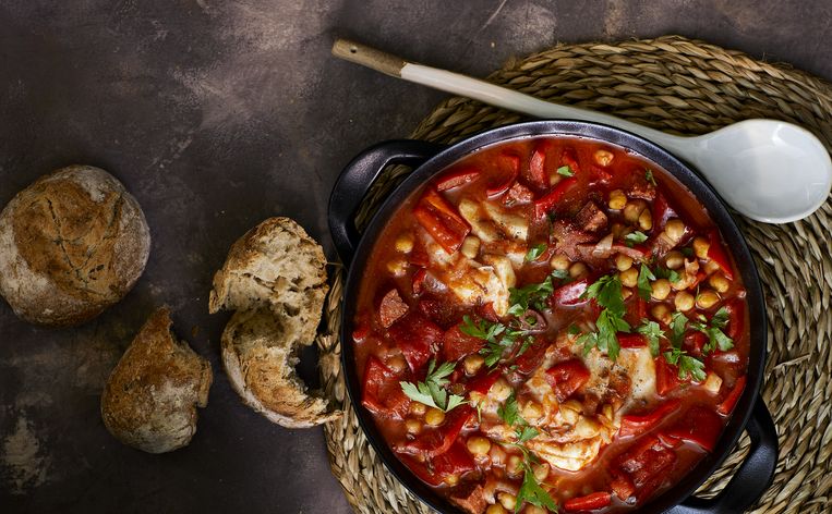 Een echte smaakbom: stoof met chorizo en kabeljauw