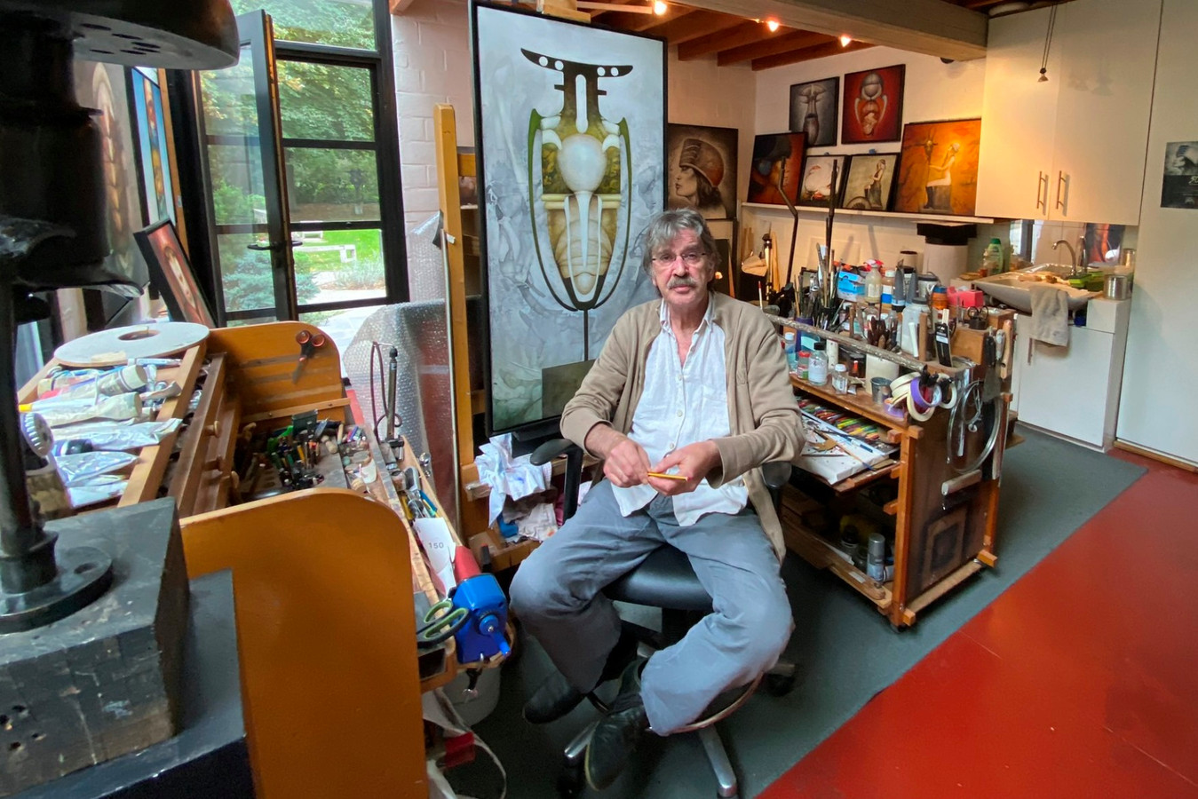 Kunstschilder Paul De Ryck (66) exposeert 50 jaar na eerste ...