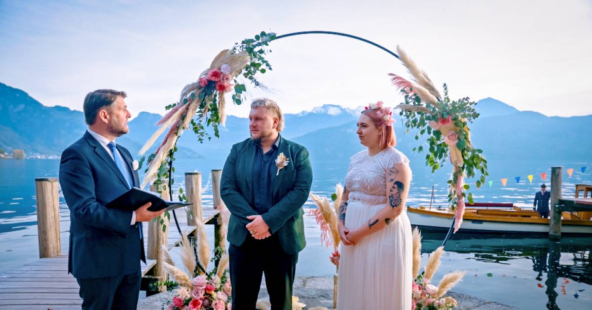 Jorg en Mabelle geven elkaar het jawoord in ‘Verliefd, verloofd ...