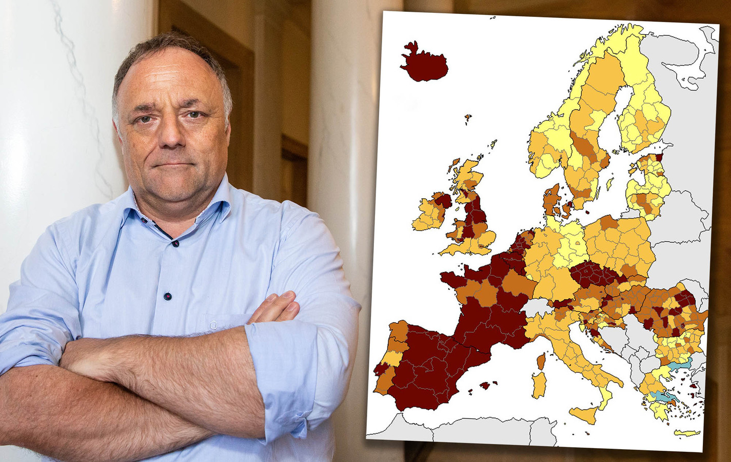 Europa kleurt steeds roder en ons land is geen uitzondering. Van Ranst ... Europa kleurt steeds roder en ons land is geen uitzondering. Van Ranst ...
