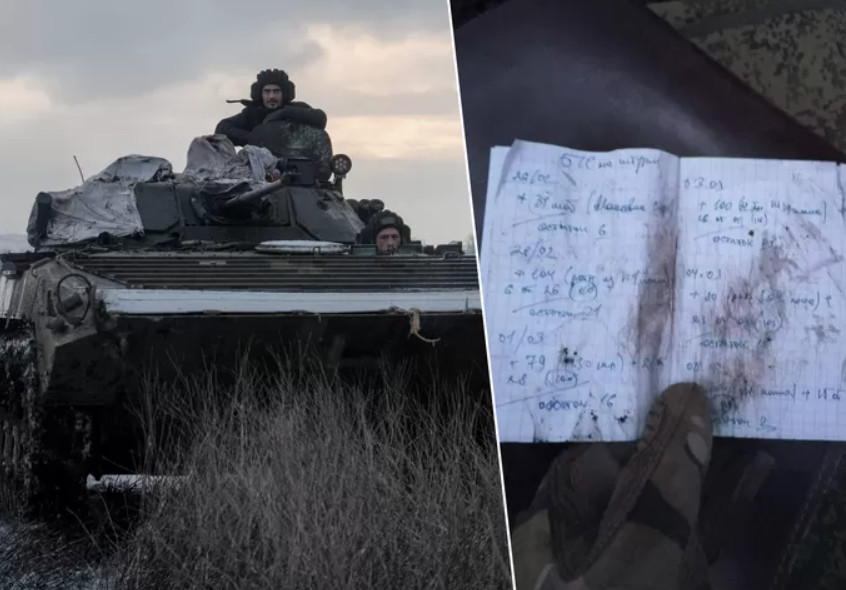 Le carnet d’un officier russe révèle des pertes effroyables: “5 mars ...