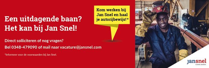 Een uitdagende baan? Het kan bij Jan Snel! | Home | AD.nl