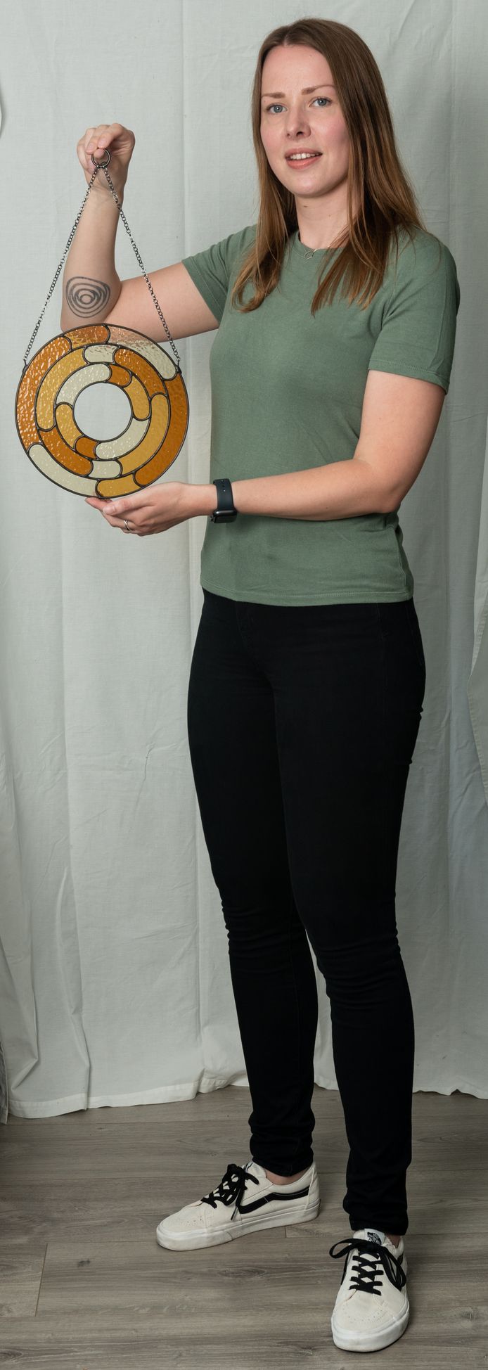 Ryanne maakt creaties van glas in lood: ‘Blijf ergens net zo lang over ...