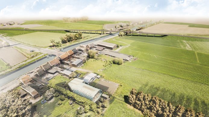 Vaste brug over de vaart en nieuwe weg moeten zorgen voor een betere ...